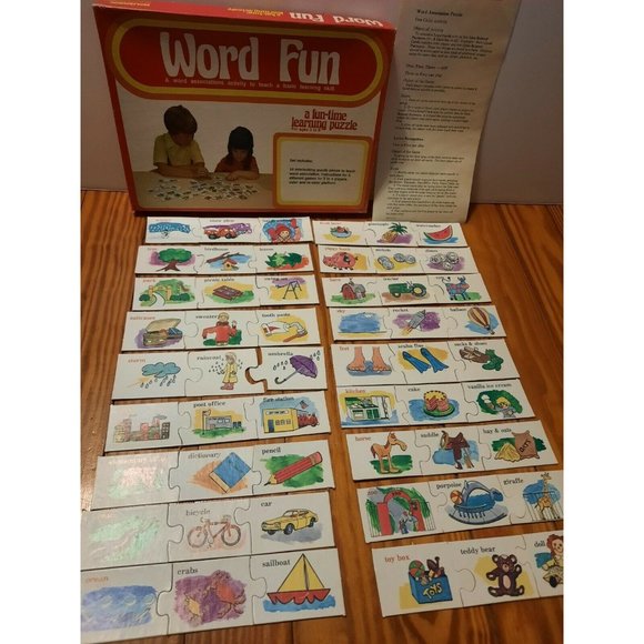 Warren Publishing Co | Toys | Vtg Warren Products Word Fun A Funtime ...
